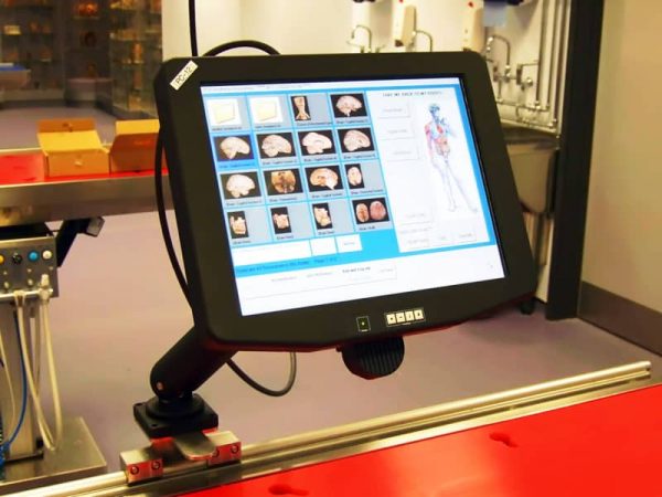 University Anatomy Lab - Industrial LCD Touchscreen Monitor